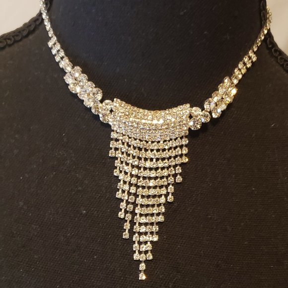Christina | Jewelry | Christina Collection Clear Rhinestone Necklace ...